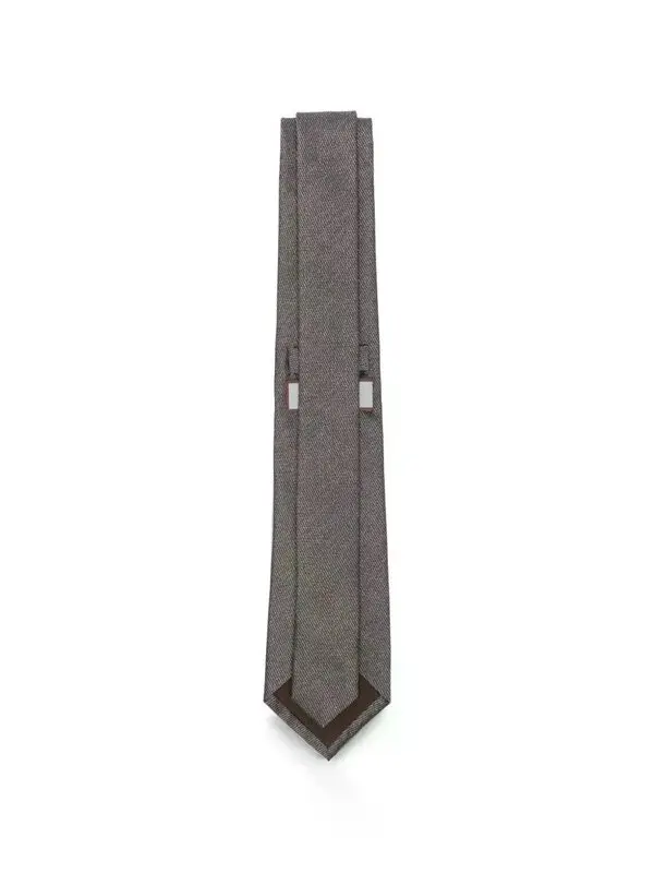 Canali Textured Silk Tie
