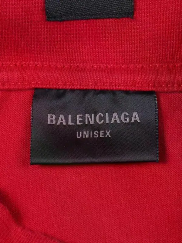 Balenciaga 2020s Many Kisses Graphic Print Short-sleeve T-shirt