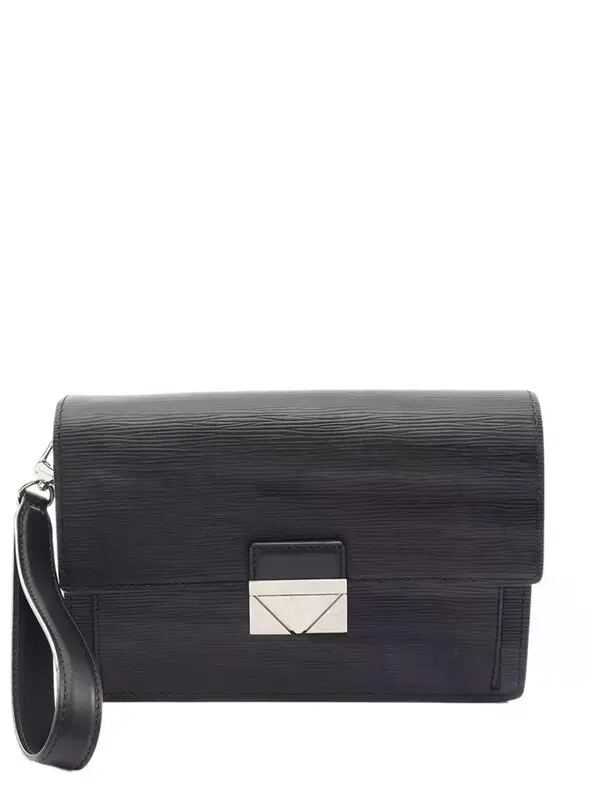 LOUIS VUITTON 2020 Epi Pochette Thames Clutch Bag - Black