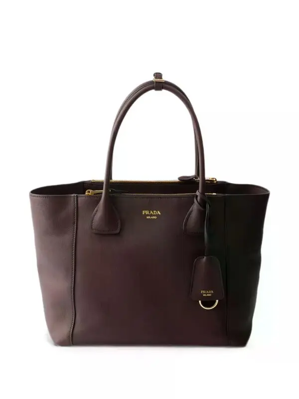 Prada Large Leather Tote Bag