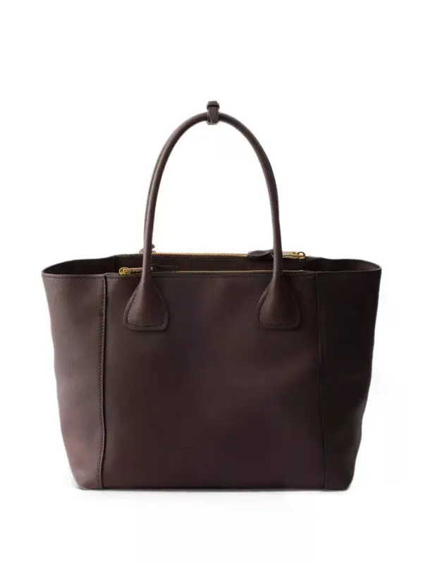Prada Large Leather Tote Bag
