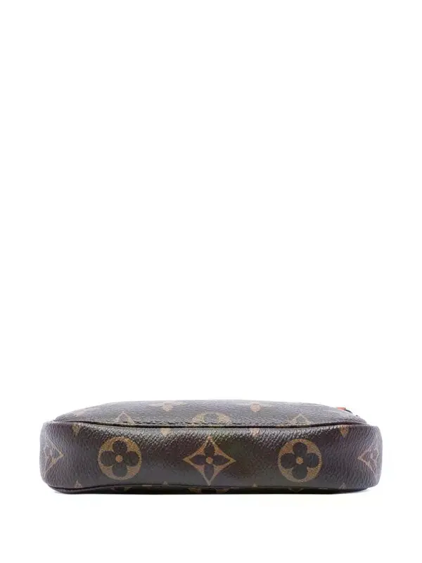 LOUIS VUITTON Monogram Mini Pochette Accessoires Handbag - Brown