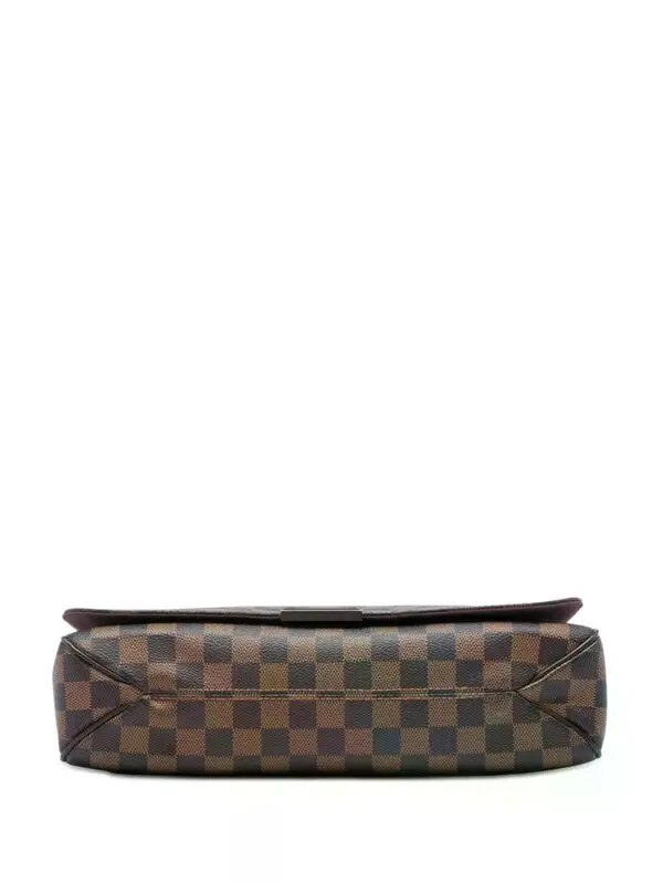 LOUIS VUITTON 2016 Damier Ebene District Mm Crossbody Bag - Brown