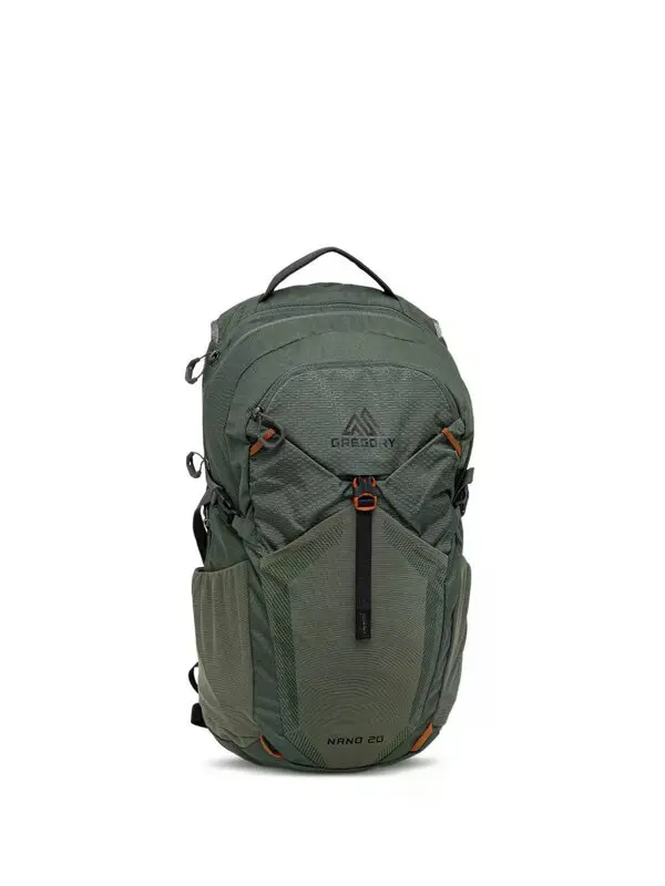 GREGORY 20l Nano Buckle-fastening Backpack - Green