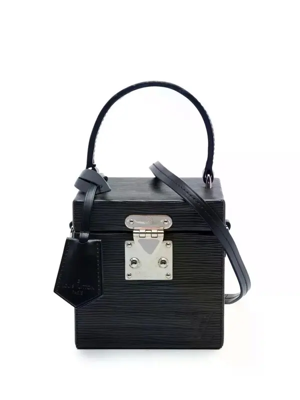 LOUIS VUITTON 2018 Epi Bleecker Box Satchel - Black