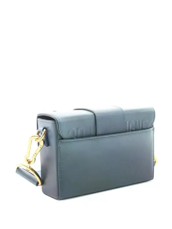 Dior 30 Montaigne Leather Box Bag - Blue