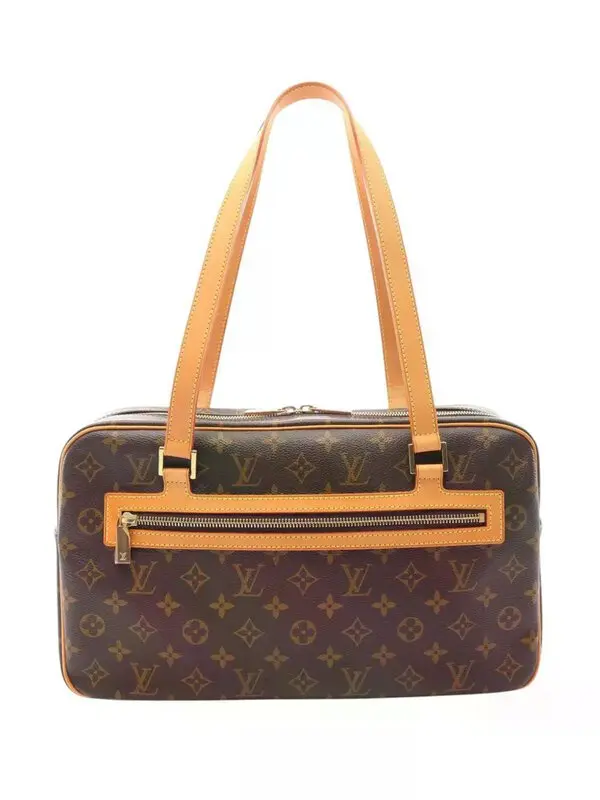 LOUIS VUITTON 2002 Monogram Cite Gm Shoulder Bag - Brown