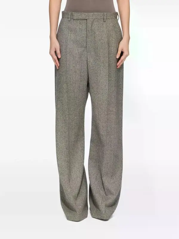 Rick Owens Tower Wide-leg Tailored Pants - Brown