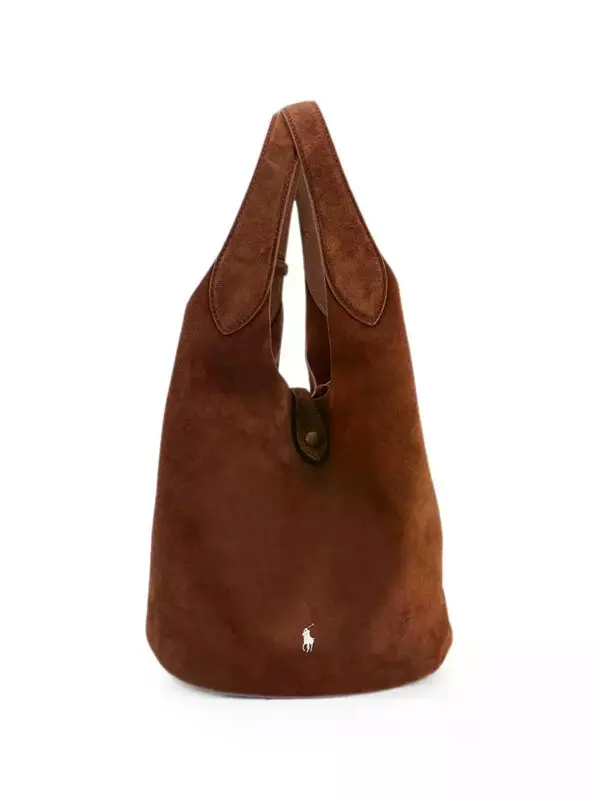 Polo Ralph Lauren Suede Shoulder Bag - Brown