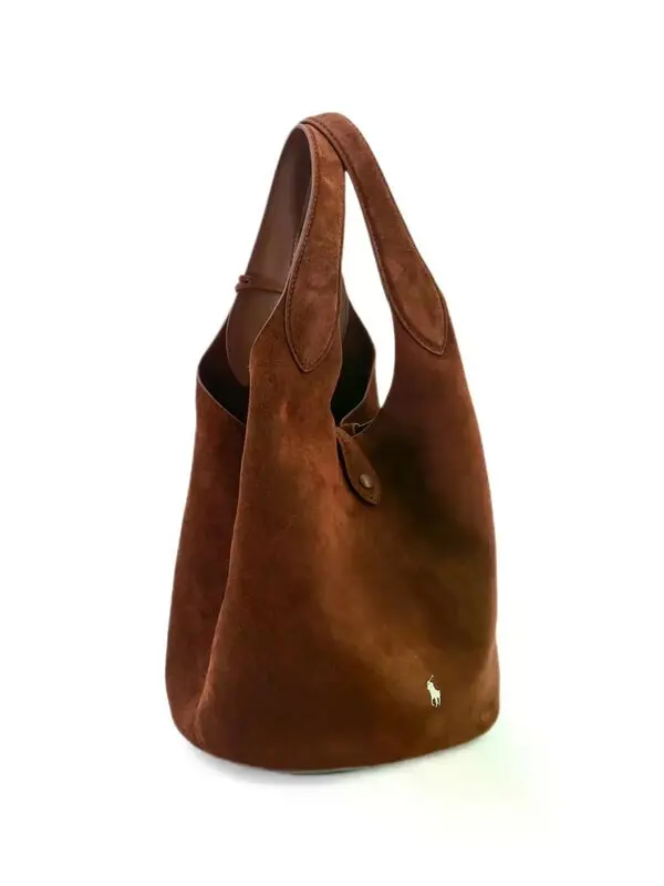 Polo Ralph Lauren Suede Shoulder Bag - Brown