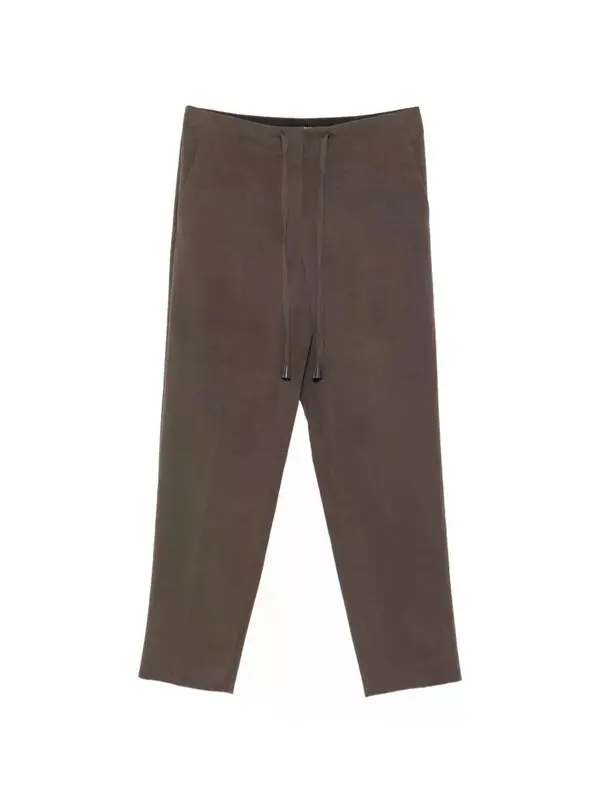 Giorgio Armani Drawstring Trousers - Grey