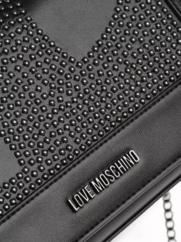 Moschino Stud-embellished Shoulder Bag