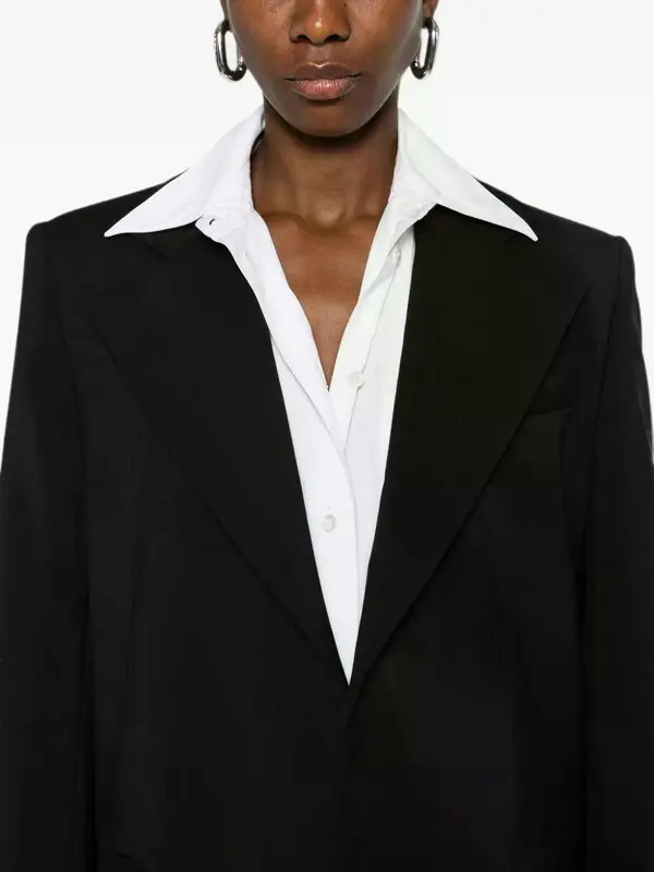 Max Mara Sportmax Tenace Peak-lapel Single-breasted Blazer