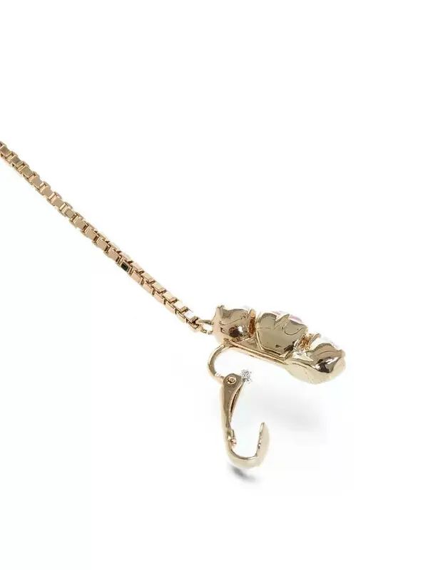 Dsquared2 Maxi Double-pendant Single Earring