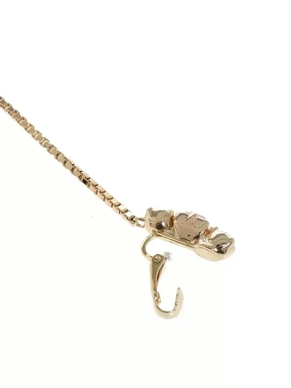 Dsquared2 Maxi Double-pendant Single Earring