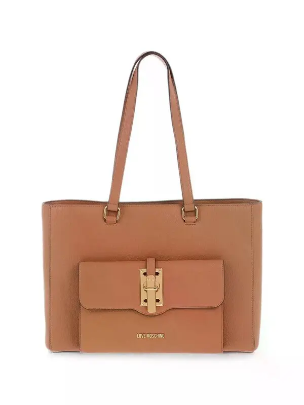 Moschino Embossed Shoulder Bag