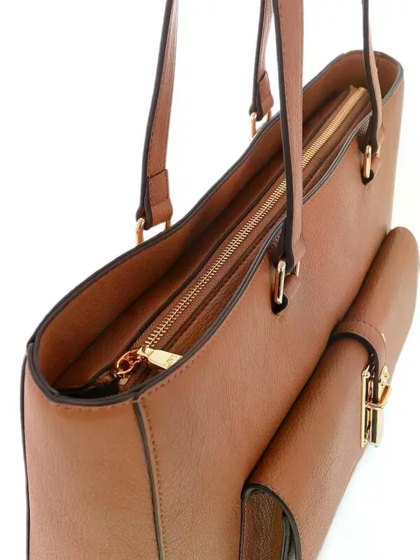 Moschino Embossed Shoulder Bag