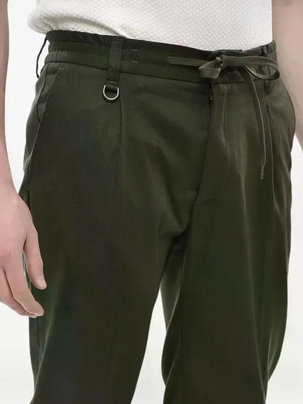 PAOLO PECORA Drawstring-fastening Pleated Trousers