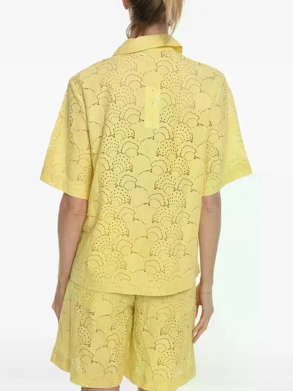 SAMSOE SAMSOE Oversized-fit Lace Shirt
