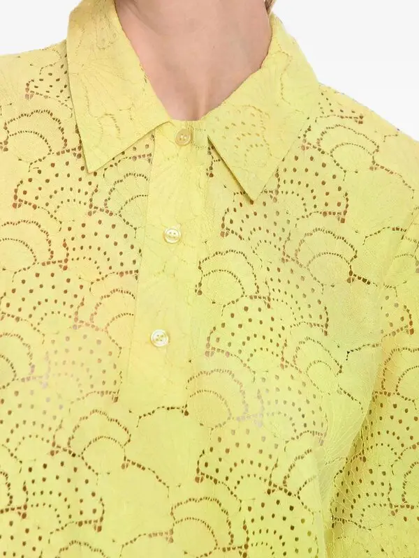 SAMSOE SAMSOE Oversized-fit Lace Shirt