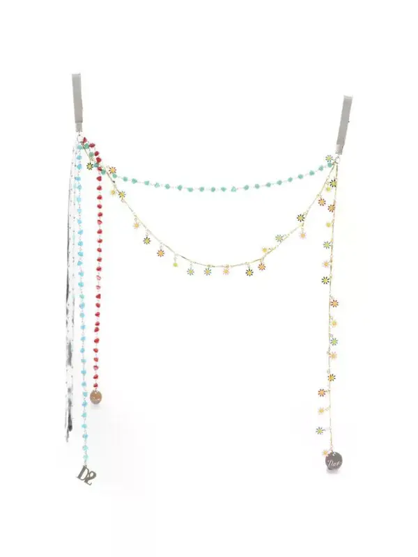 Dsquared2 Shell And Resin Chain Necklaces