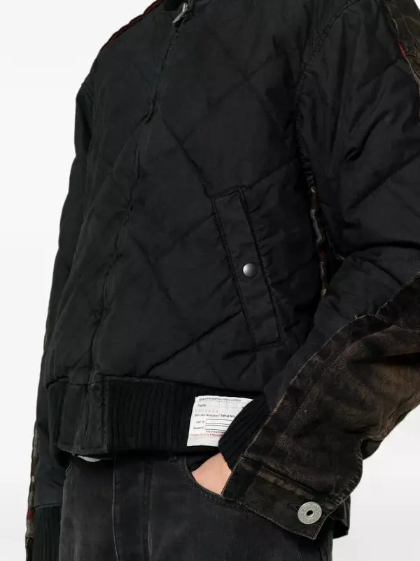 Mihara Yasuhiro Quilted Paneled Denim Jacket