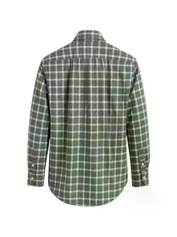 XACUS Check-pattern Button-down Shirt