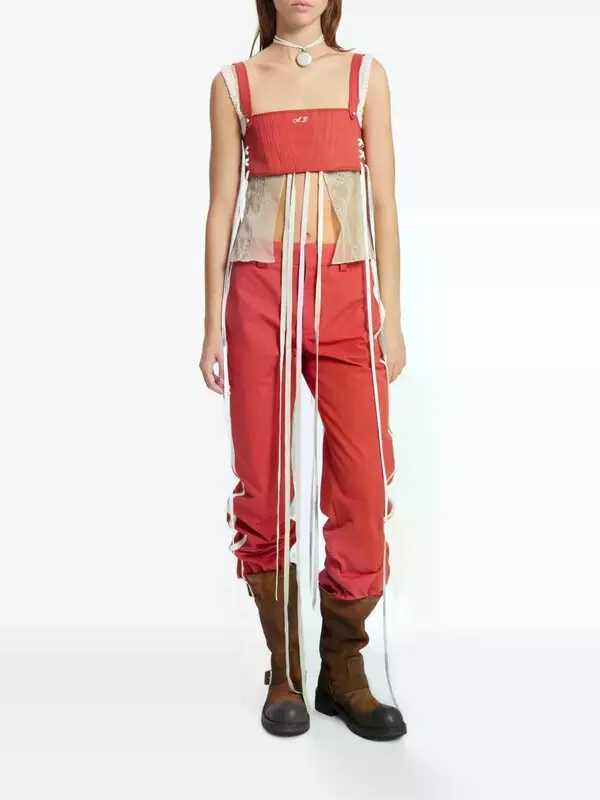 ANN DEMEULEMEESTER Embroidered Silk Top