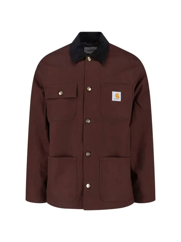 Carhartt Work In Progress Jacket "michigan - Brown