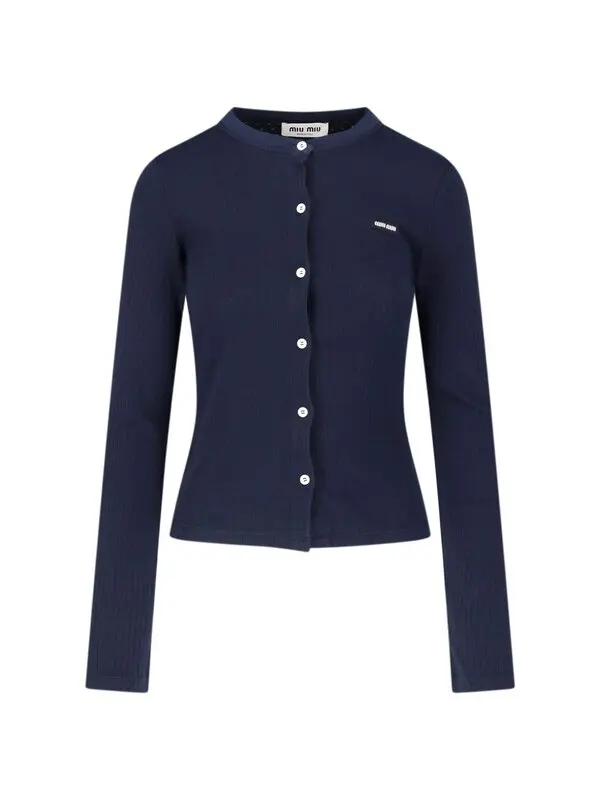 Alexander Wang Button Cardigan - Blue