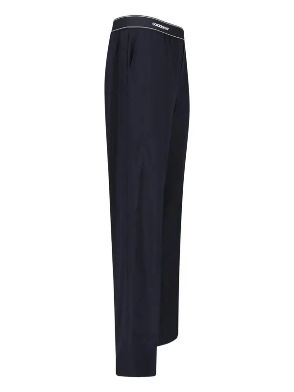 Casablanca Straight Logo Pants - Black