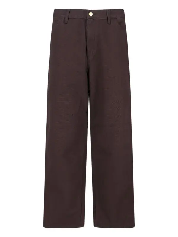 Carhartt Work In Progress Single Knee" Jeans - Brown