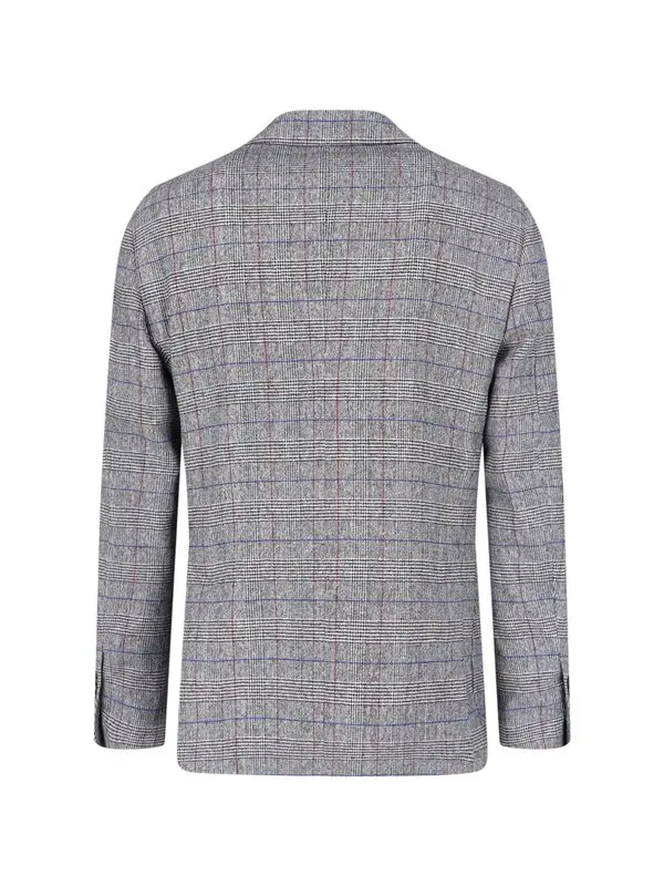 LARDINI Single-breasted Blazer In Virgin Wool Blend