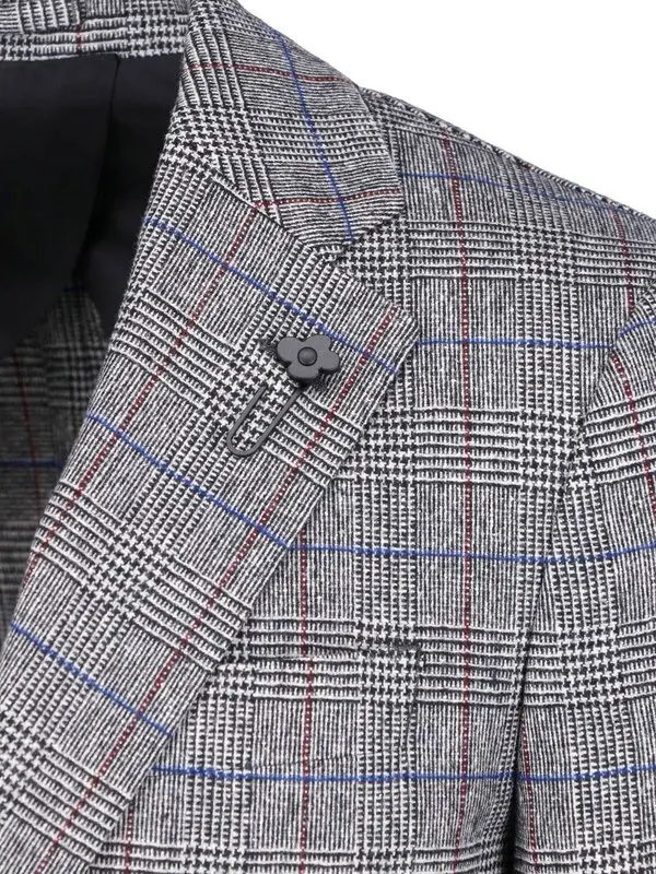 LARDINI Single-breasted Blazer In Virgin Wool Blend
