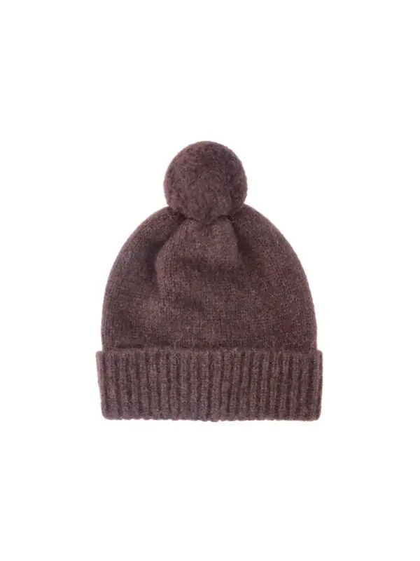 GOLDEN GOOSE Alpaca Blend Beanie With Logo Tag