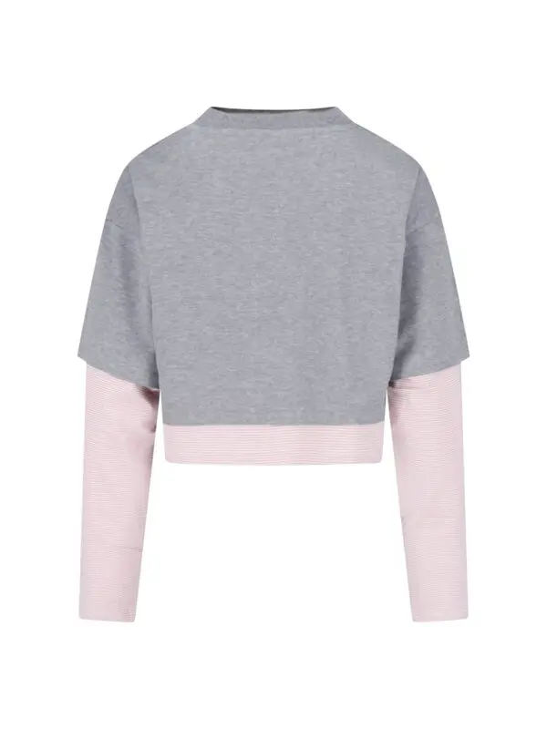 Miu Miu Cropped Cotton T-shirt