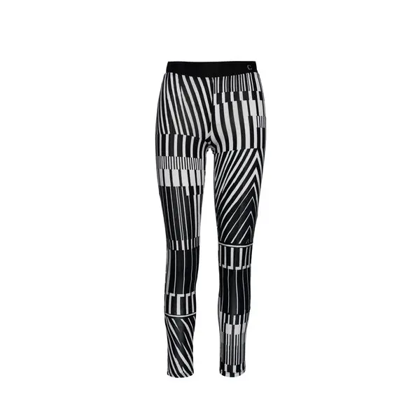 CONQUISTA Silky & White Print Pants