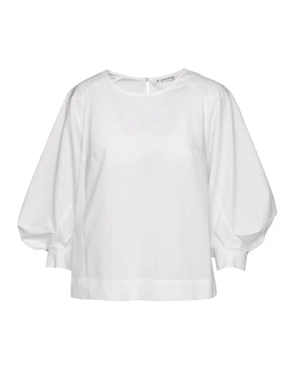 CONQUISTA Top With Bishop Sleeves