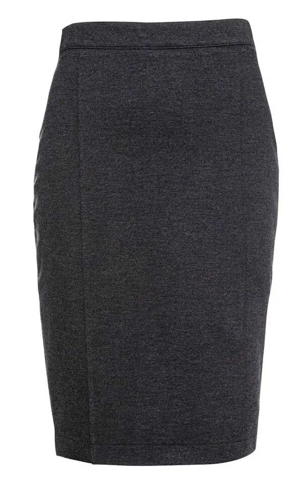 CONQUISTA Stretch Pencil Skirt Anthracite - Grey