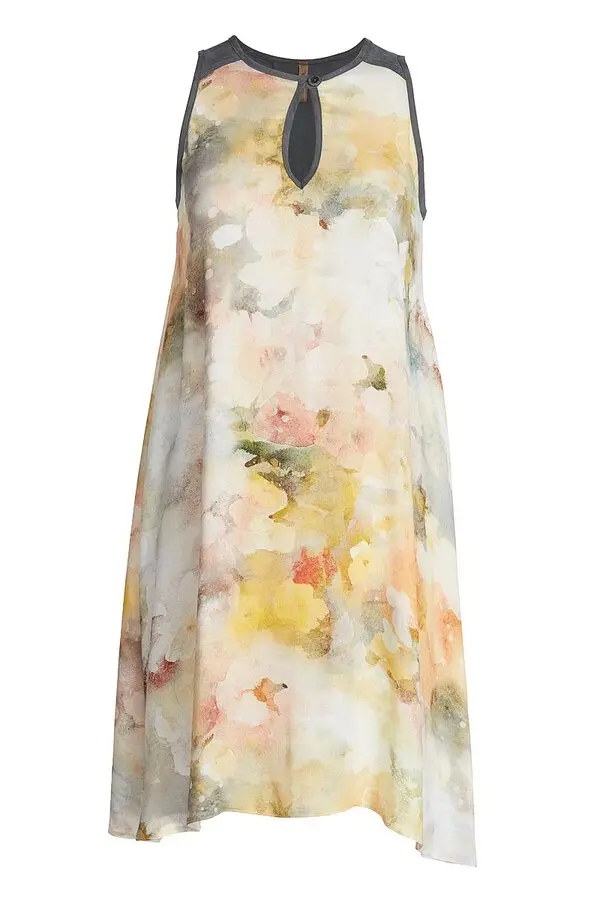 CONQUISTA Sleeveless Summer Dress - Yellow