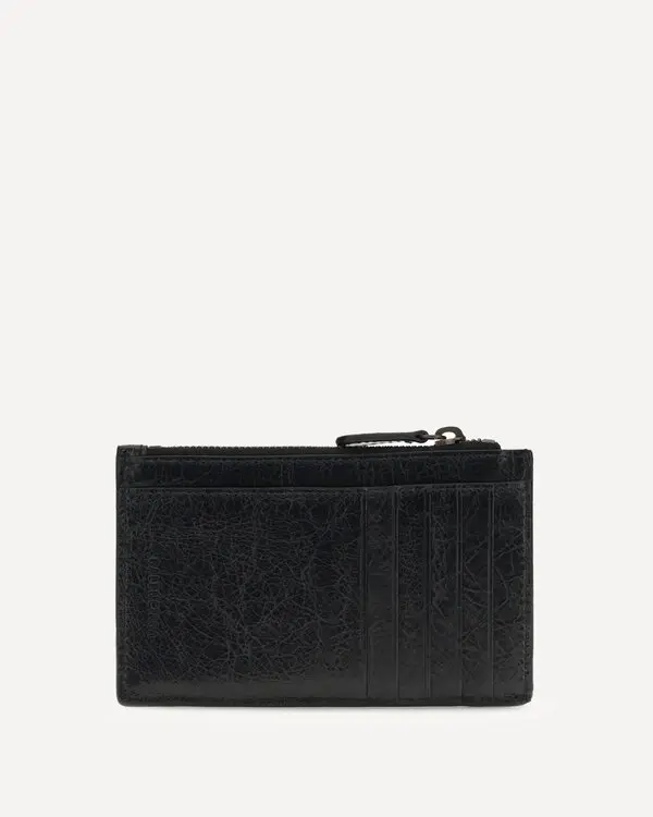 Balenciaga Le City Long Card Holder - Black
