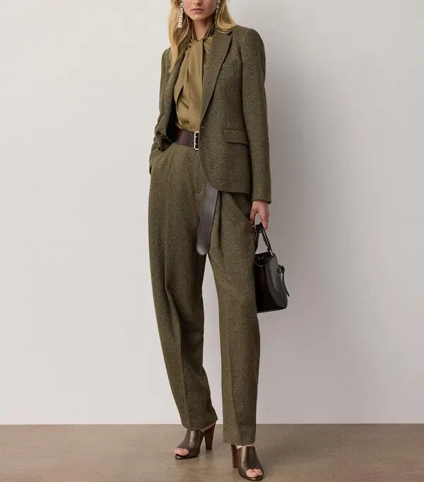 Ralph Lauren Linen-cashmere-silk Twill Parker Blazer
