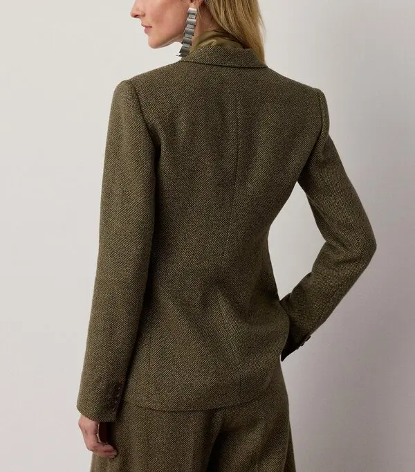Ralph Lauren Linen-cashmere-silk Twill Parker Blazer