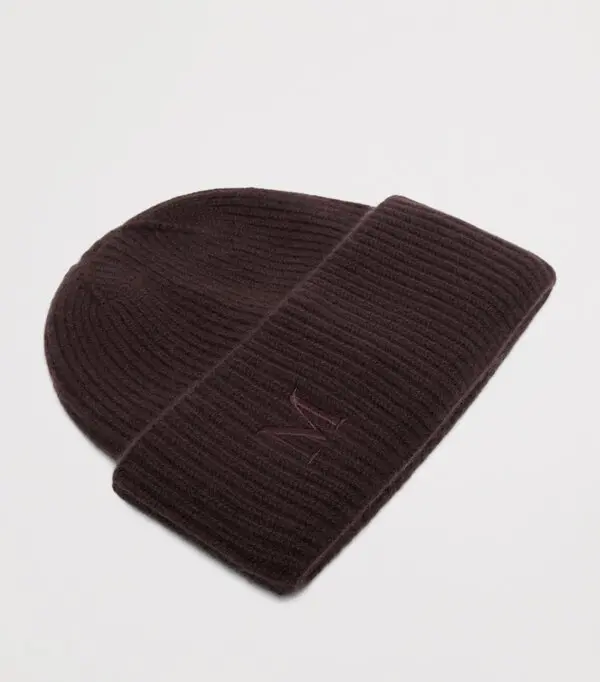 Max Mara Cashmere Monogram Beanie