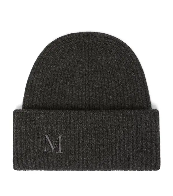 Max Mara Cashmere Monogram Beanie