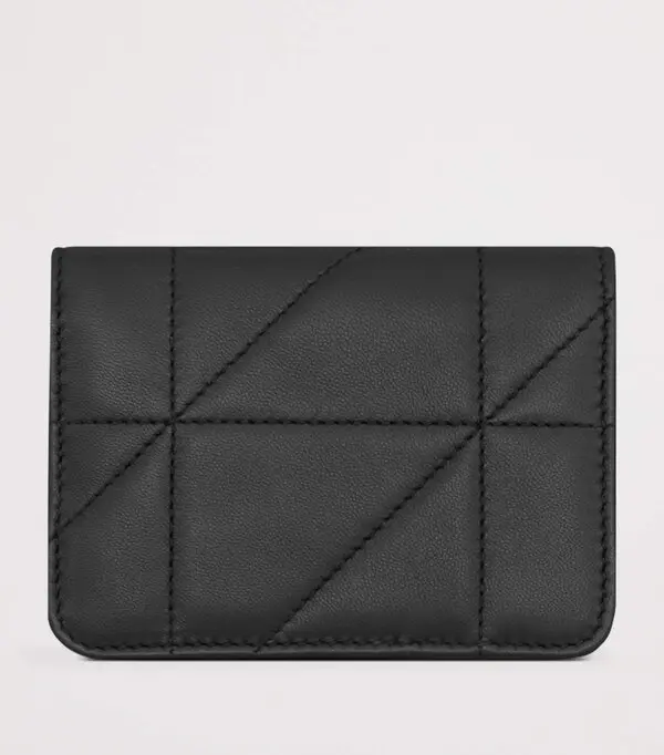 Saint Laurent Leather Jamie Bifold Card Holder