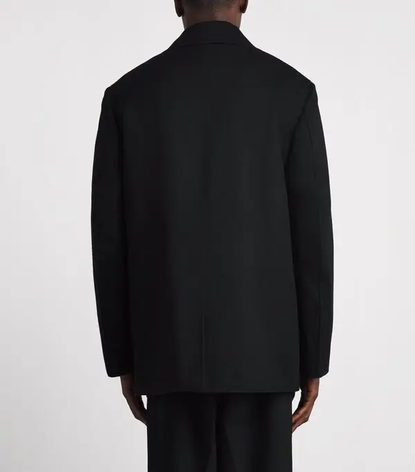 Canali Wool-cashmere Pea Coat