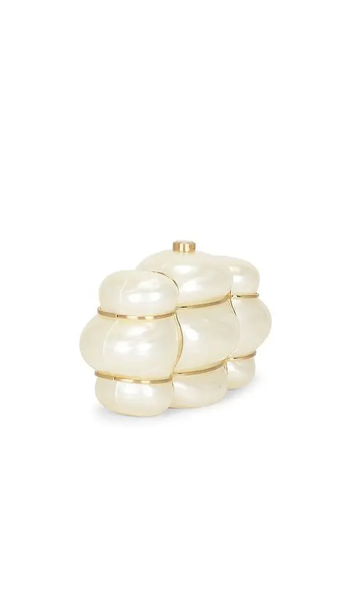 Cult Gaia Bolla Clutch - Ivory