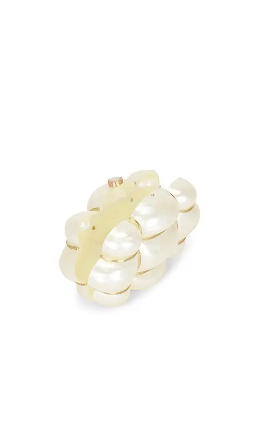 Cult Gaia Bolla Clutch - Ivory