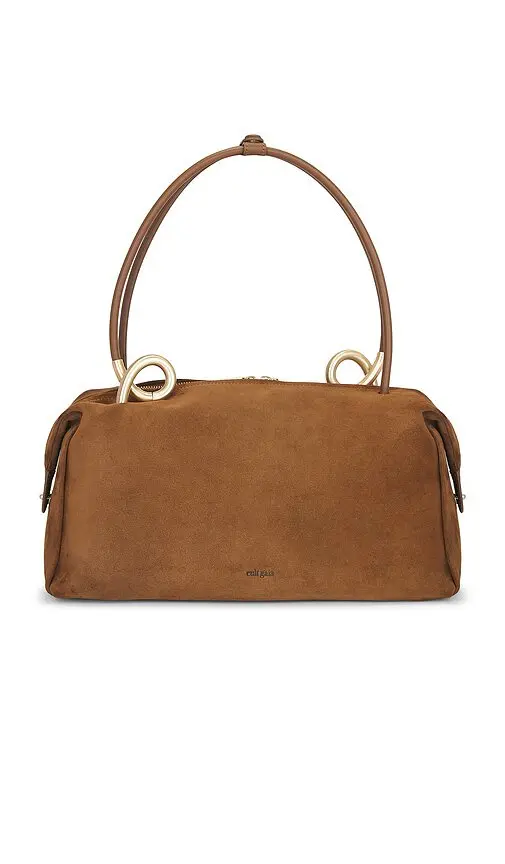 Cult Gaia Azariah Satchel In Brown - Rich Clay